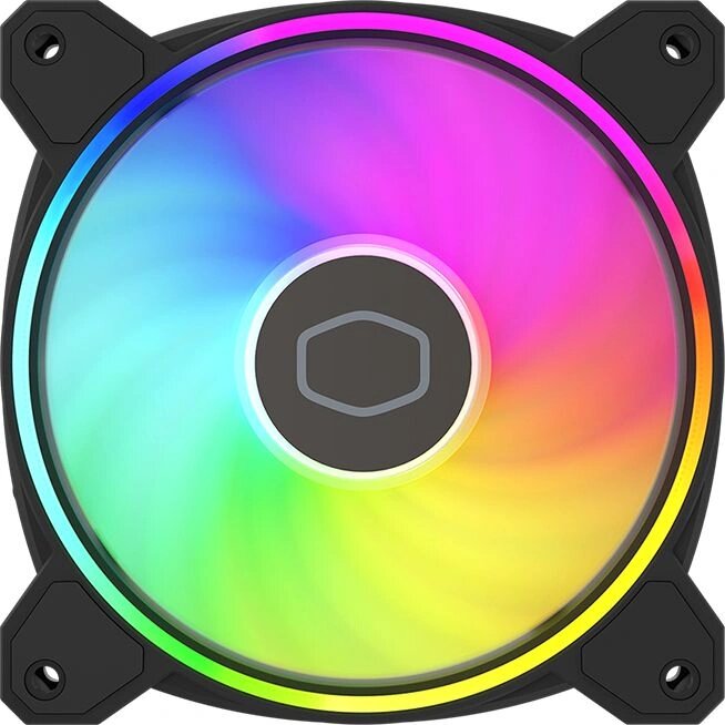 Вентилятор для корпуса Cooler Master MasterFan MF120 Halo2 ARGB 120х120x черный 4-pin 27дБ (MFL-B2DN