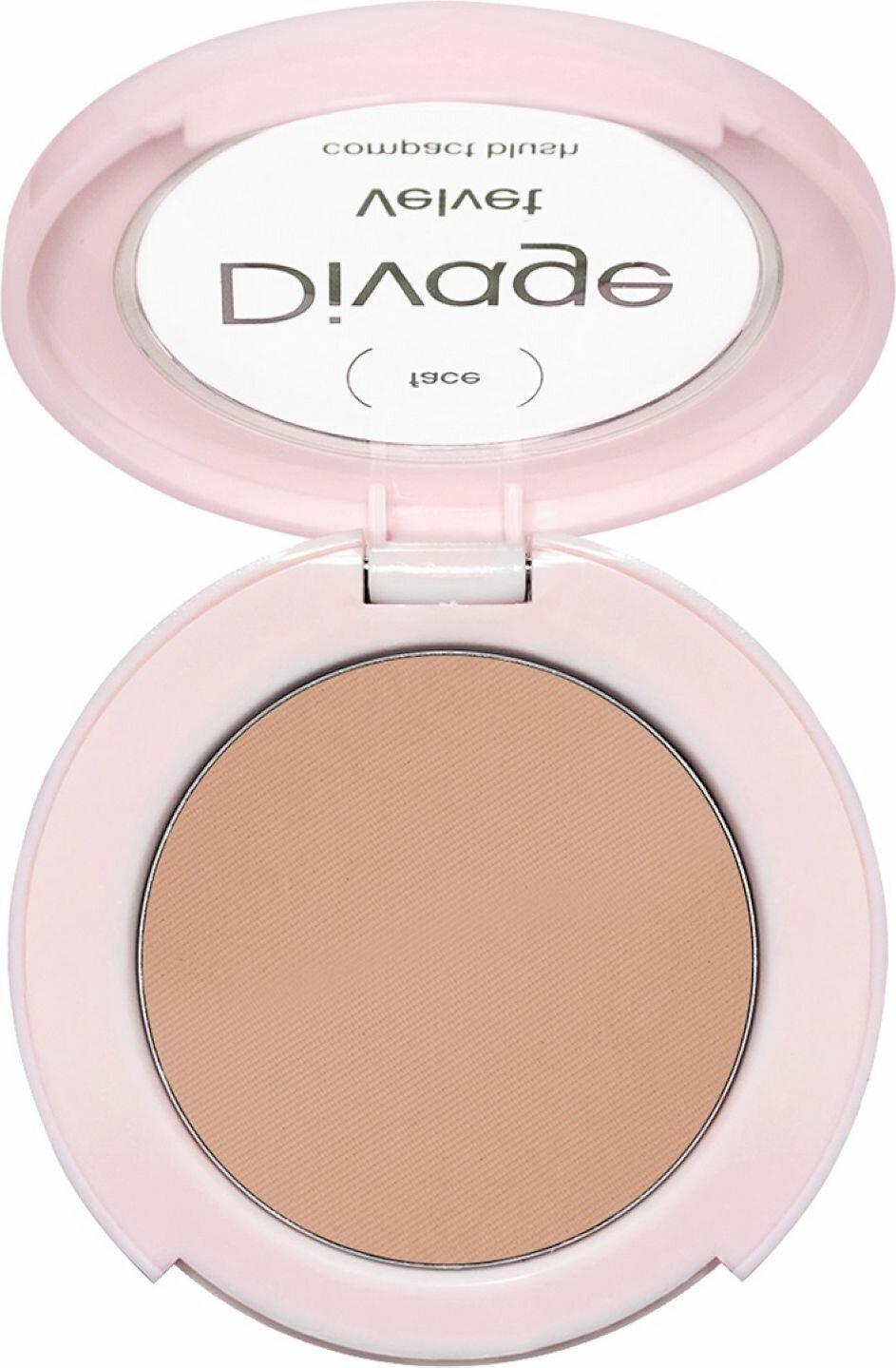Divage румяна Matte&Silky Compact Blush, оттенок №01 Розово - бежевый