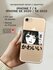 Чехол на Apple iPhone 7 / Айфон 7 с принтом "Cute anime girl", прозрачный