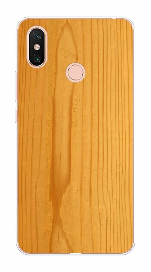 Чехол на Xiaomi Mi Max 3 / Сяоми Ми Макс 3 с принтом "Текстура дерево"