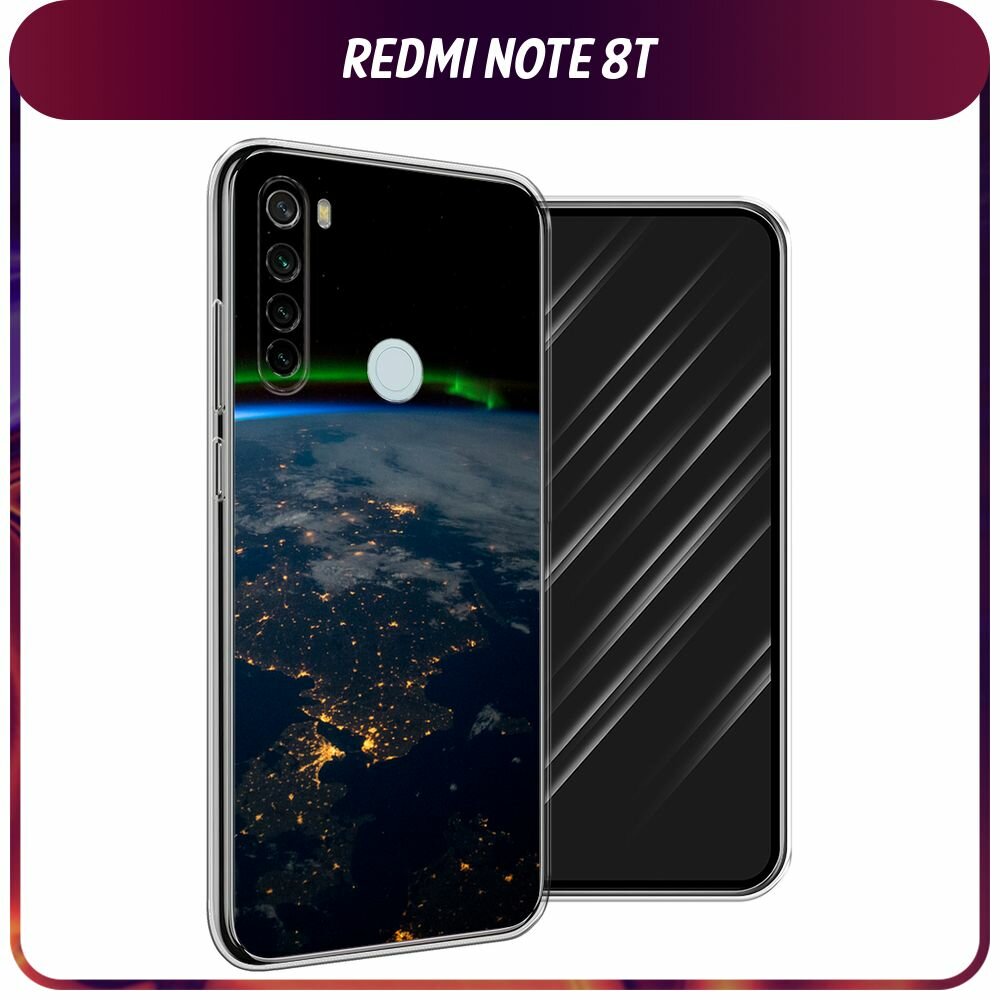 Чехол на Xiaomi Redmi Note 8T / Сяоми Редми Нот 8Т с принтом "Земля из космоса"