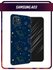 Чехол на Samsung Galaxy A03 / Самсунг Галакси А03 с принтом "Темно-синий космос"