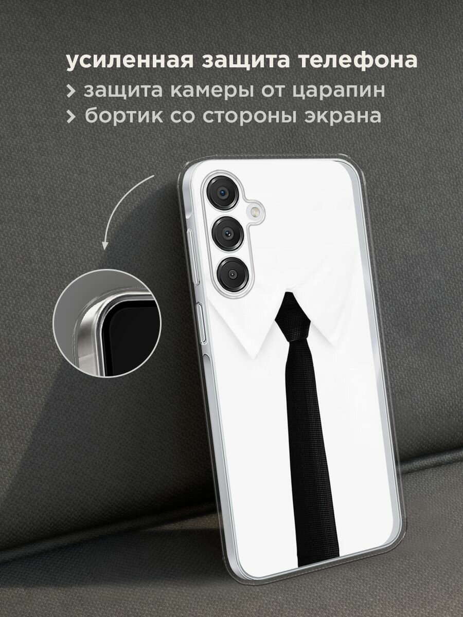 Чехол на Samsung Galaxy A16 / Самсунг А16 с принтом "Галстук" — фото 1