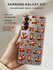 Чехол на Samsung Galaxy A17 / Самсунг А17 с принтом "Йога для лисы", прозрачный