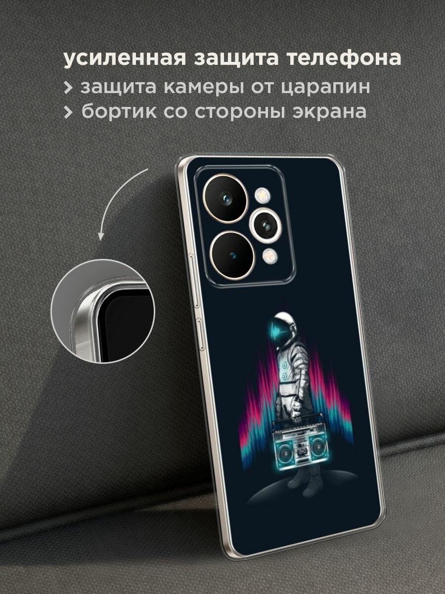 Чехол на Realme 15 Pro / Реалми 15 Про с принтом "Космическая вечеринка" — фото 1