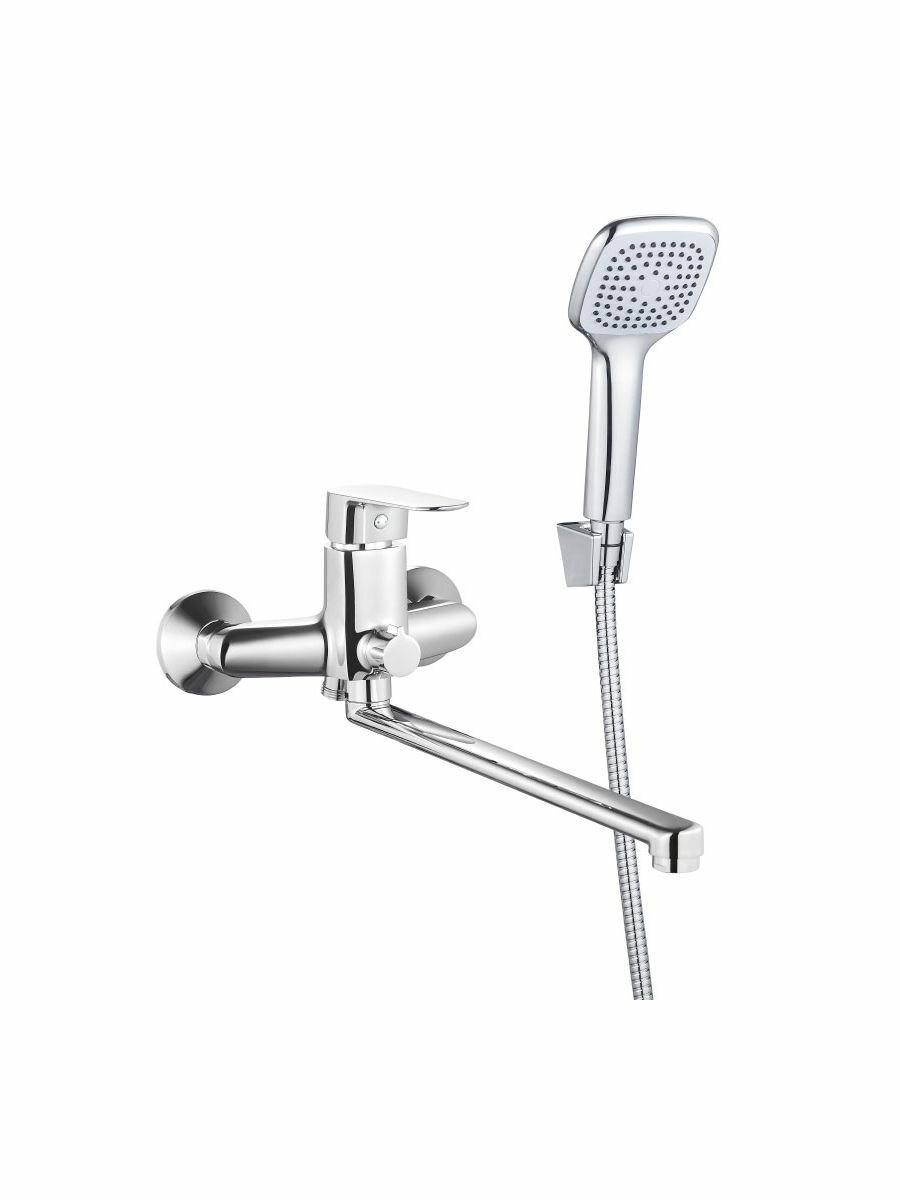 Melodia Della Vita Смеситель ванна MELODIA Samba картридж д.35мм длинный излив 350мм с акс. MDV30841