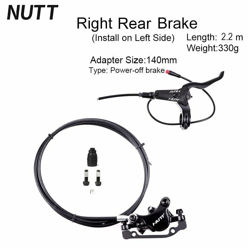 Электрический самокатный велосипед с гидравлическим дисковым тормозом NUTT E-bike для зажима самоката KUGOO G-booster