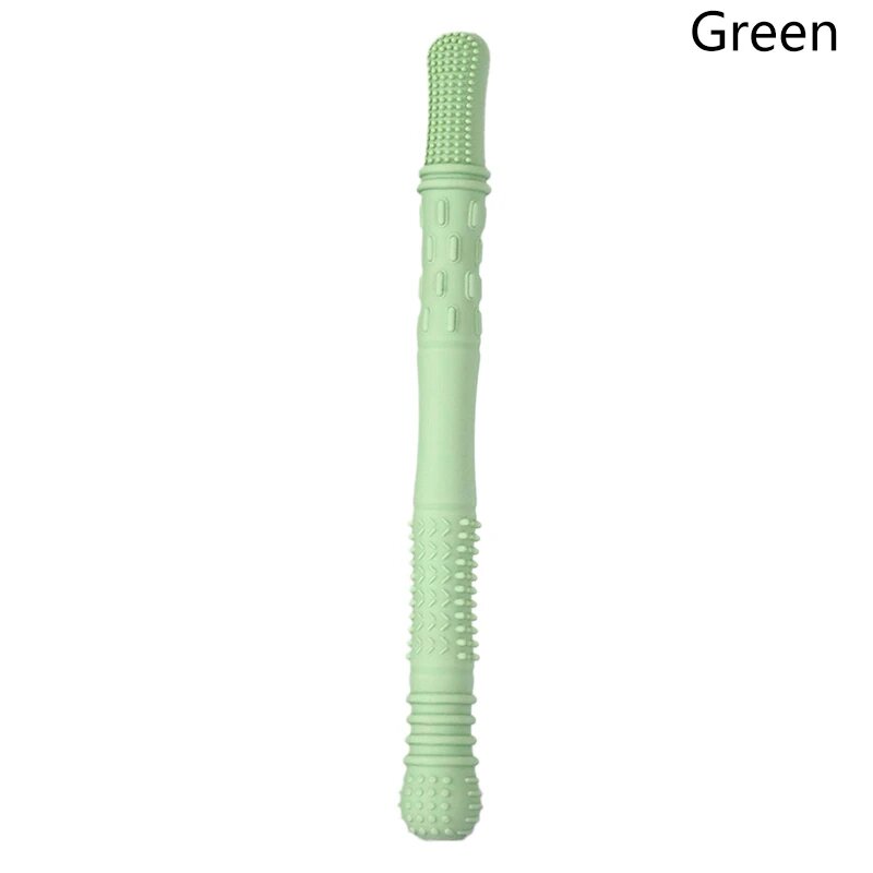 Силиконовый прорезыватель для зубов Зеленый, Green