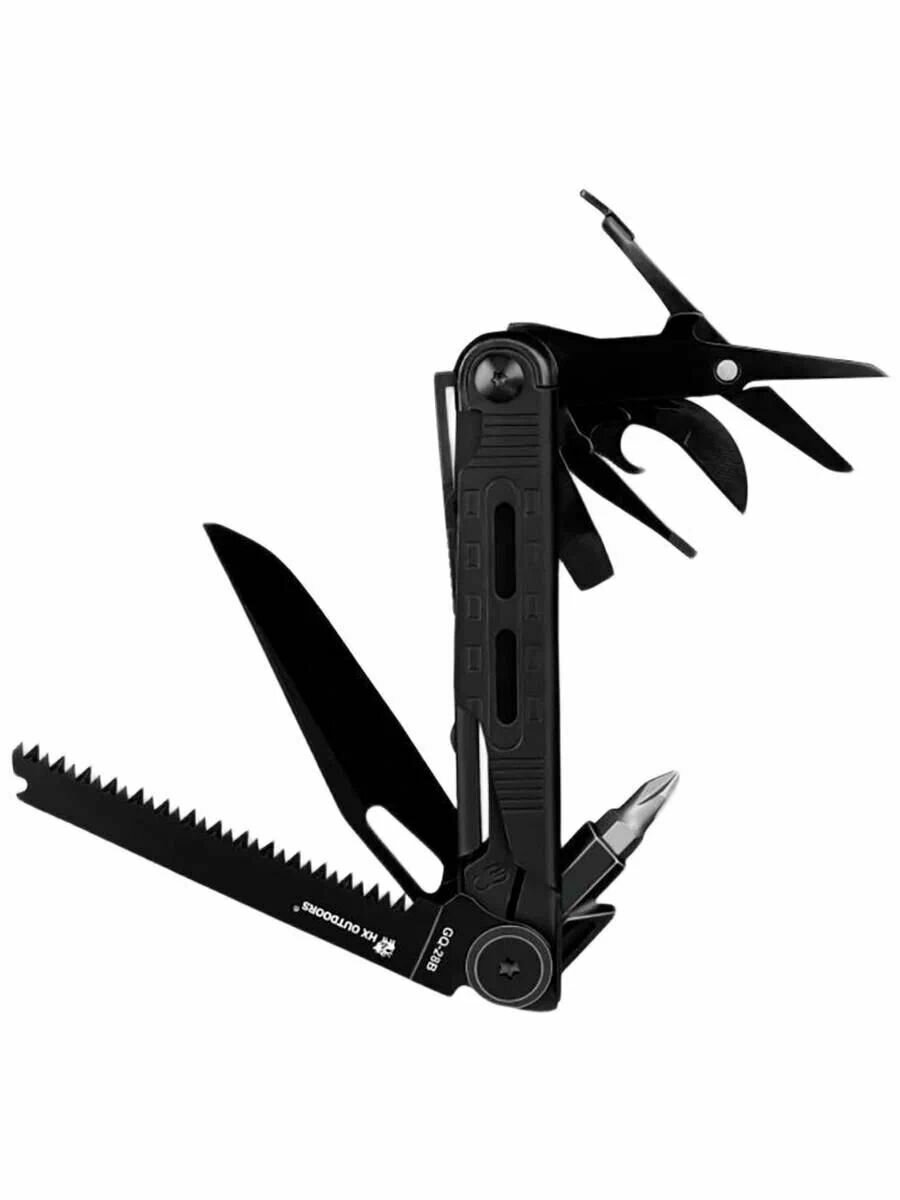 Мультитул HX Outdoors Versatile Tool 1 (GQ-28B) Black, 8 функций