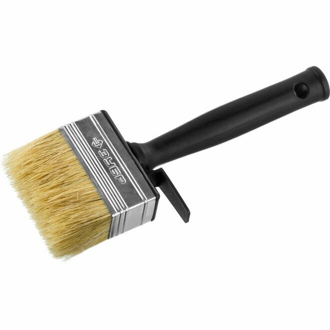 Кисть-макловица ЗУБР "оптима", светлая щетина, пластмассовый корпус, 30х70мм