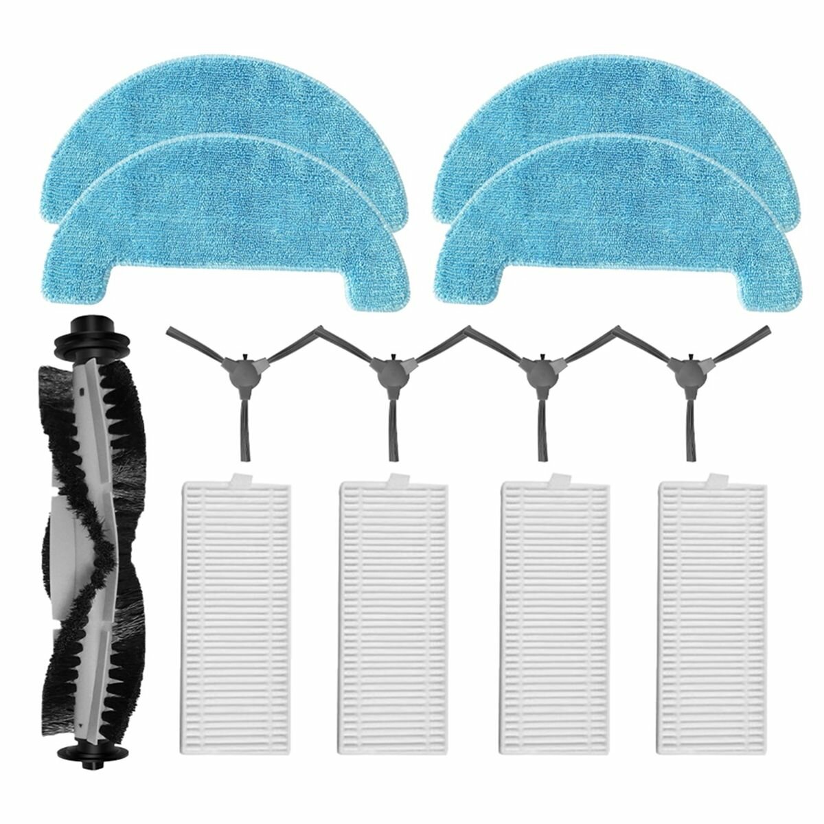 Для деталей Pioneer VC704R / VC714R основная боковая щетка фильтр швабра ткань