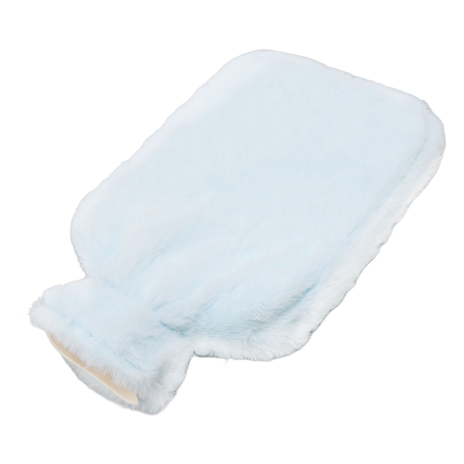 Бутылка для горячей воды 2000 мл, грелка для инъекций воды с плюшевым чехлом для снятия дискомфорта, синяя