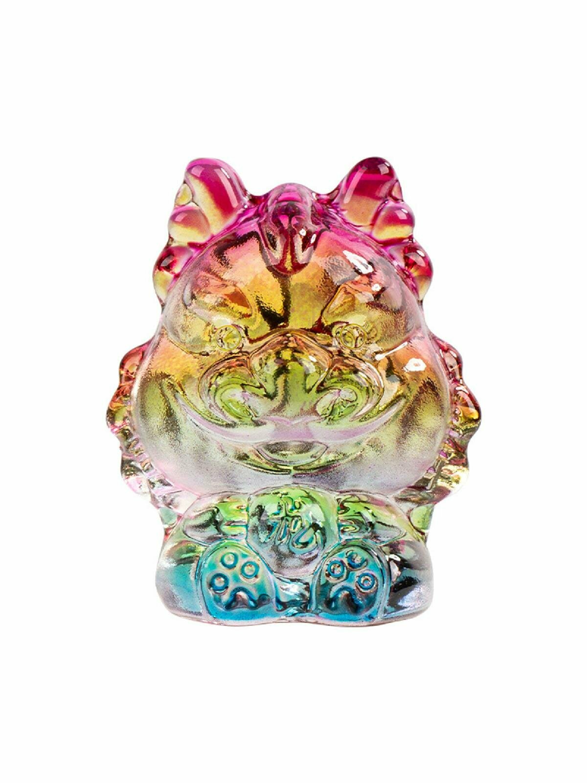 Китайские украшения в виде статуэтки дракона, Знаки Зодиака, Статуэтка Лунг из хрусталя