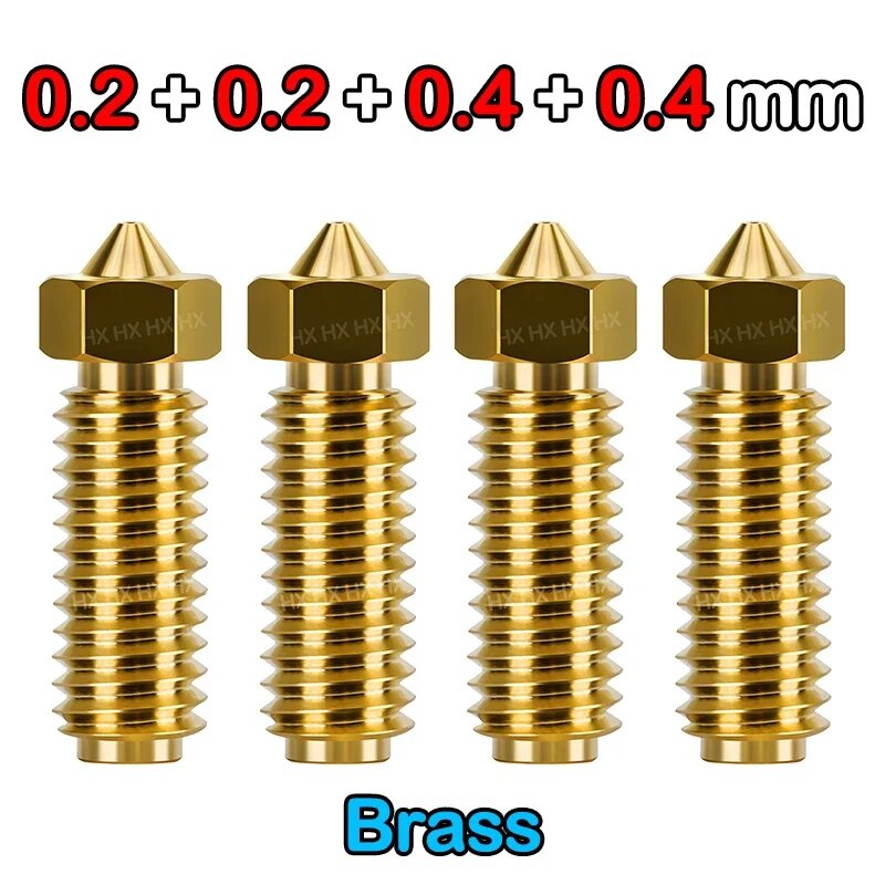 Сопло Brass 0.2+0.2+0.4+0.4 мм для 3D принтера