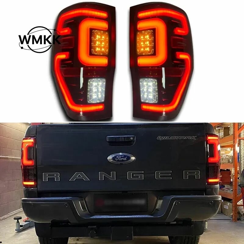 Фары автомобильные, Задний фонарь, 2 шт, арт. Ford Ranger T6 T8 2011-2022