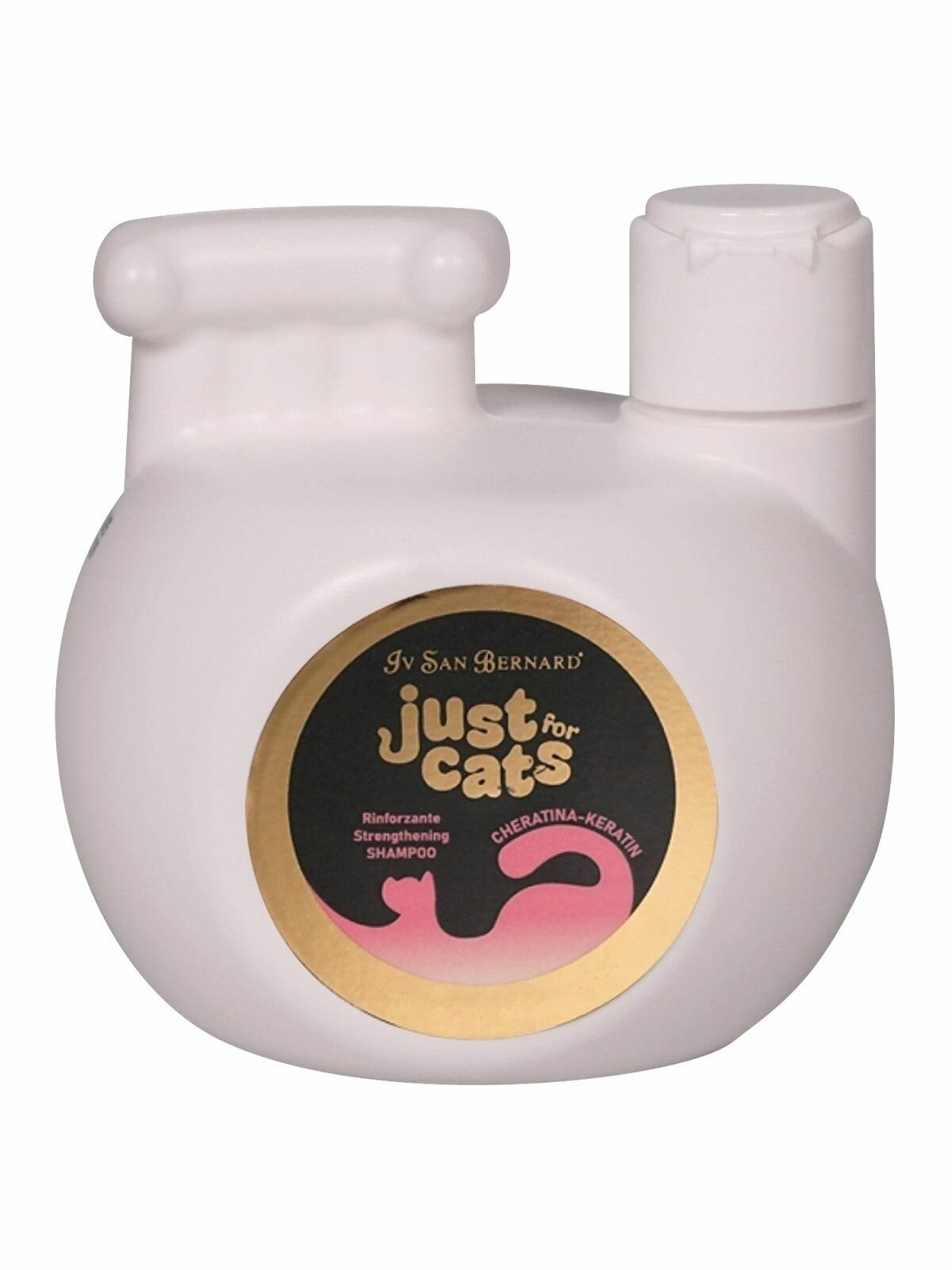 Iv San Bernard ISB Just for cats Keratin - Восстанавливающий шампунь для животных, любого типа шерсти 300 мл
