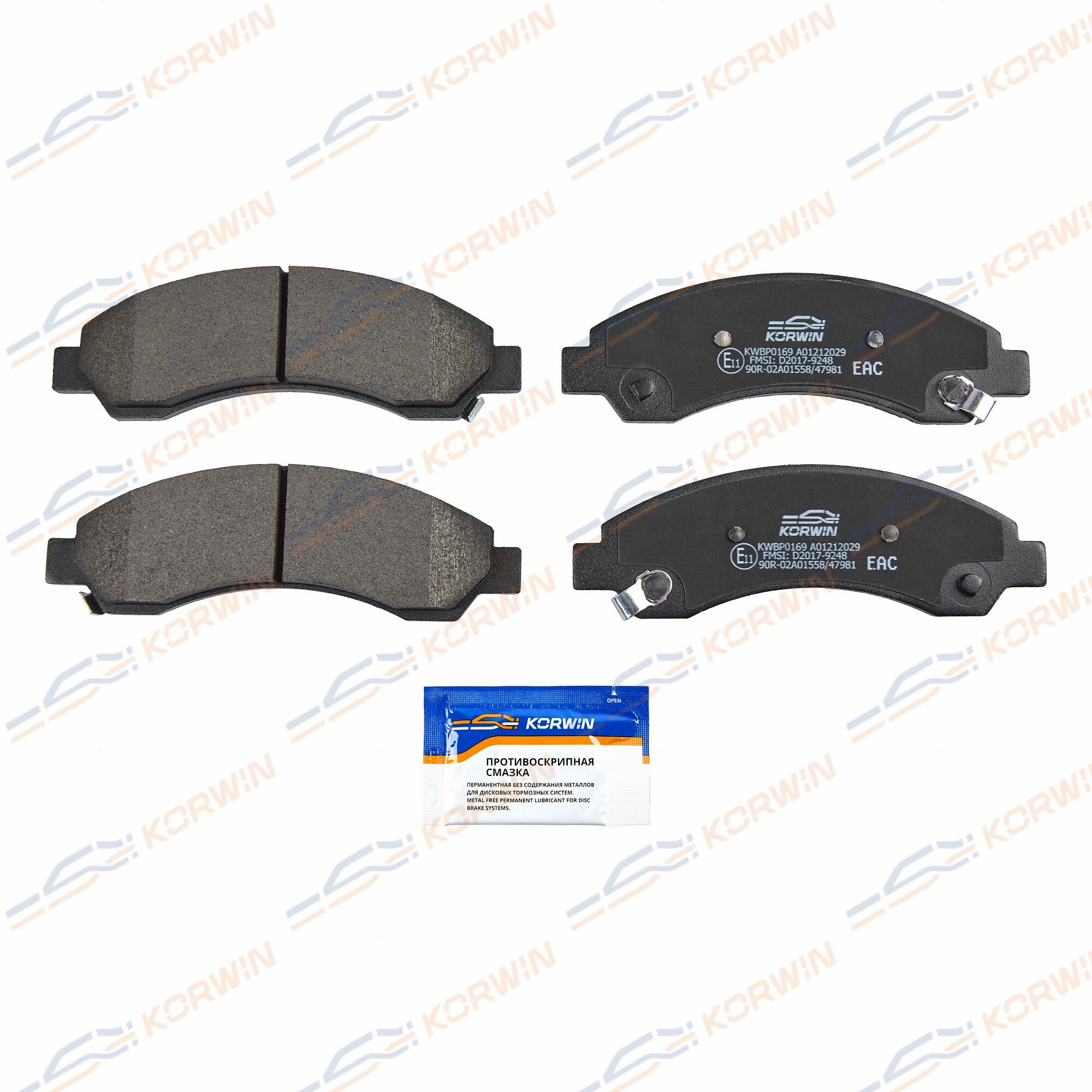 Колодки тормозные перед. Great Wall Hover H3 10-/H3 New 14-/H5/Sailor/Wingle