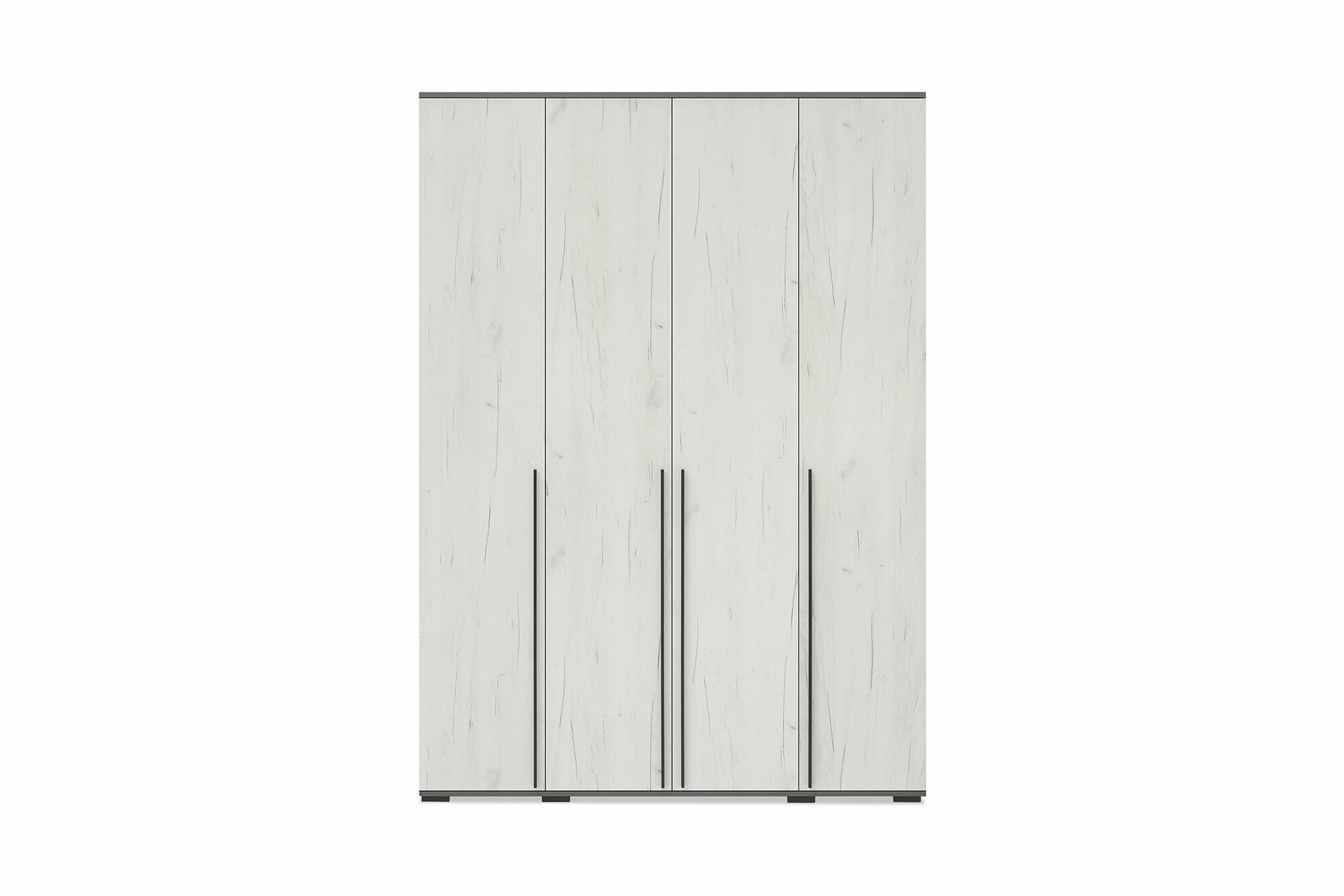 Шкаф 4-х створчатый Норд дуб крафт белый