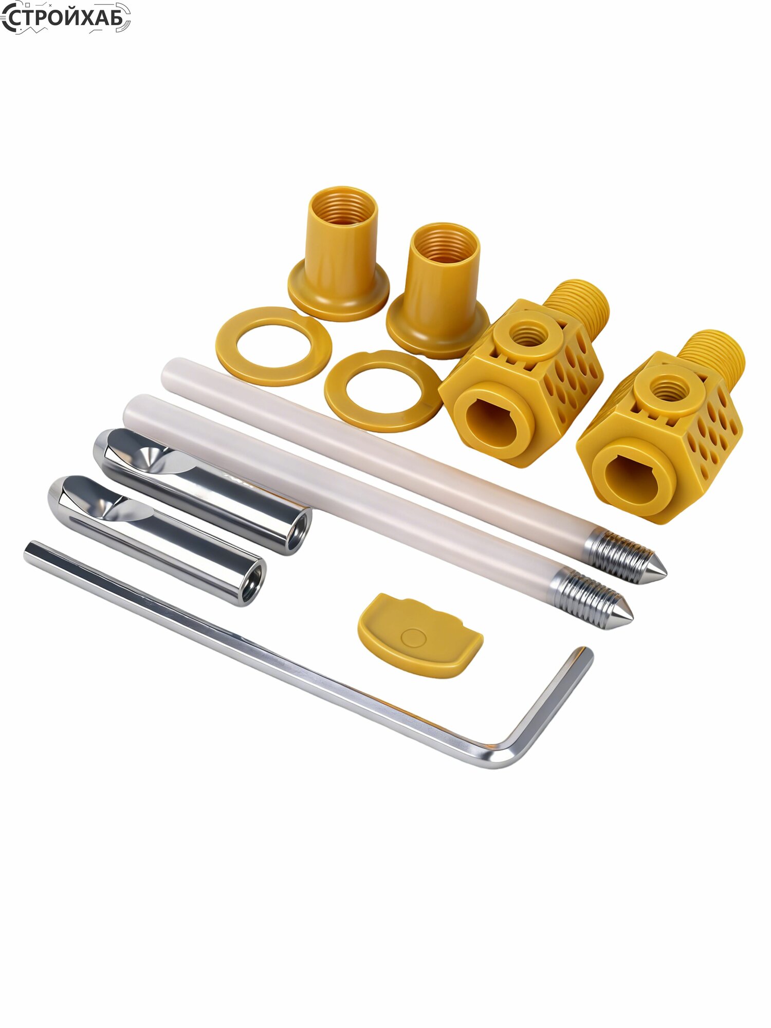 Комплект крепежа для подвесного унитаза, с болтами, универсальный