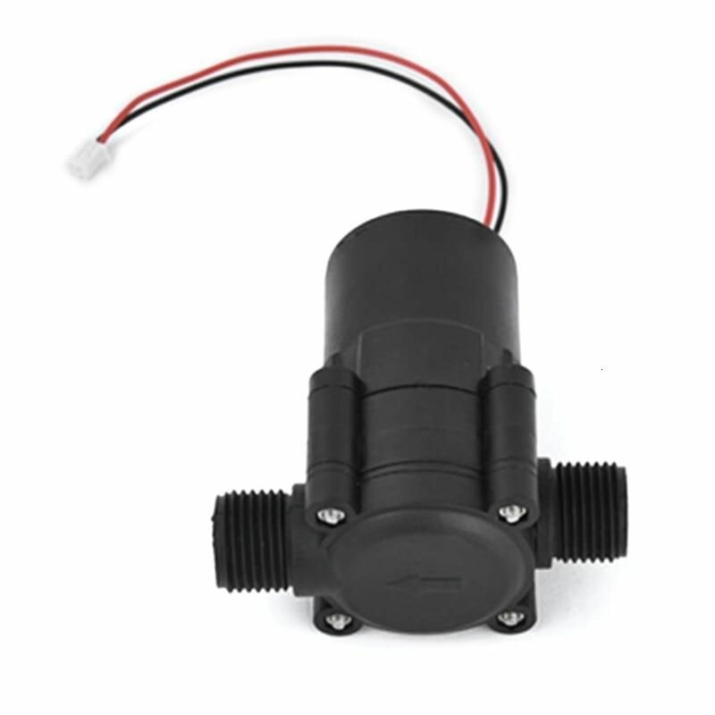 Микро-гидрогенератор с тестером потока воды, B