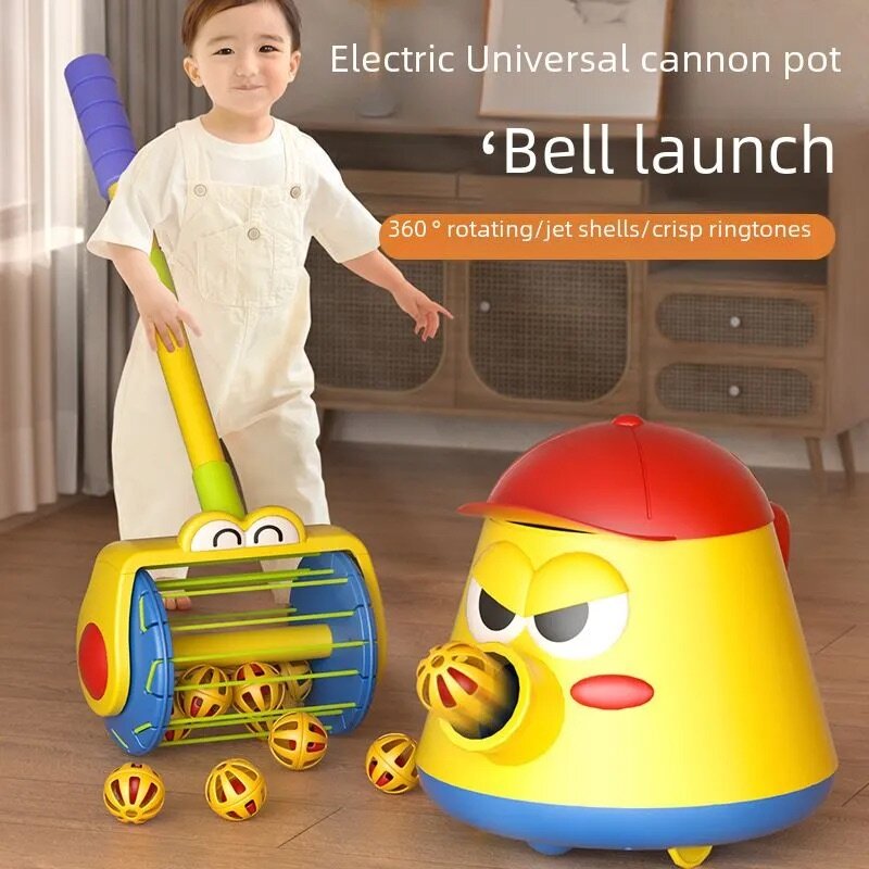 Малыш толкает музыкальную детскую тележку, чтобы успокоить ходунки, детские ручные игрушки, пузырь для малышей