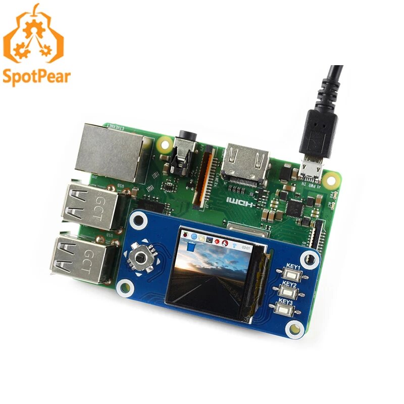 Spotpear 1.3 дюймовый ЖК-дисплей IPS для Raspberry Pi