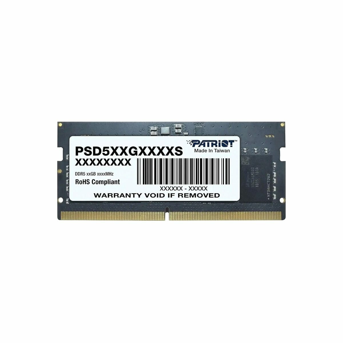Оперативная память Patriot SODIMM DDR5 16GB (PSD516G560081S) (2067943)