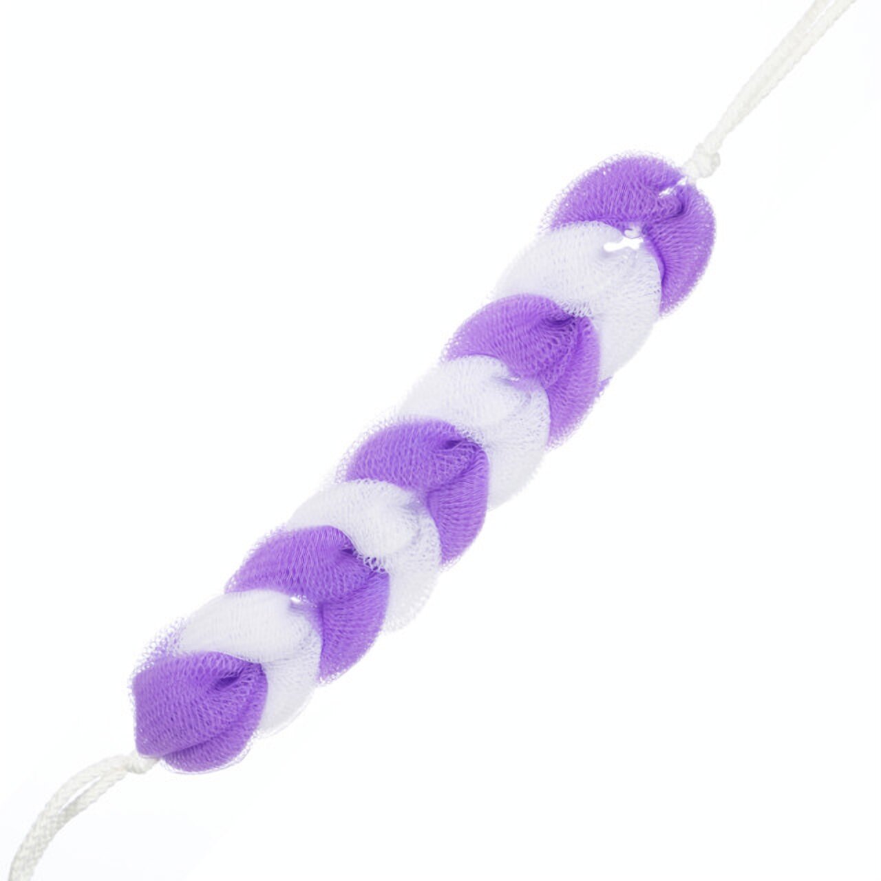 Мочалка рыжий КОТ Косичка 51х7х7см длинная с ручками нейлон, полиэстер