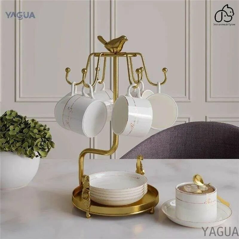 Держатель кухонный для кружек, для кухонной утвари, 22 см х 22 см х 35 см, 1 шт