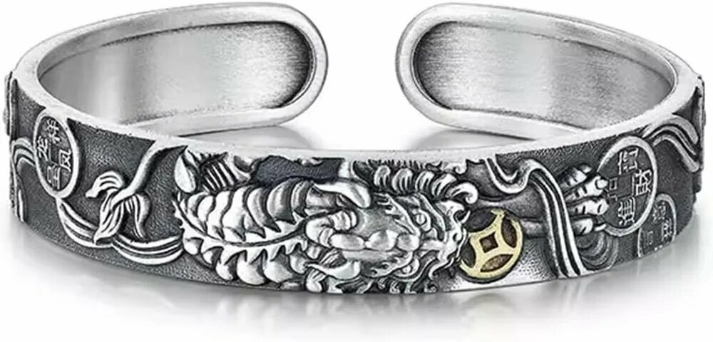 925 Браслет Фэн-Шуй Пи Сю, Регулируемые Браслеты-амулеты На Удачу