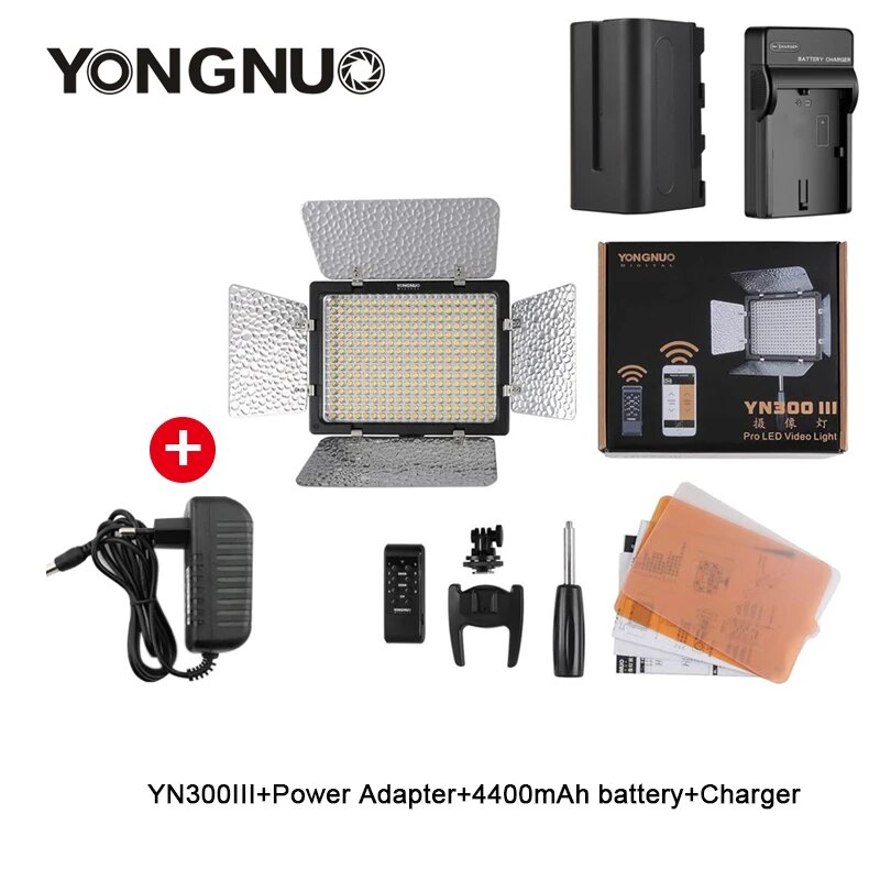 YongNuo YN300 III Kit 10, видеосвет