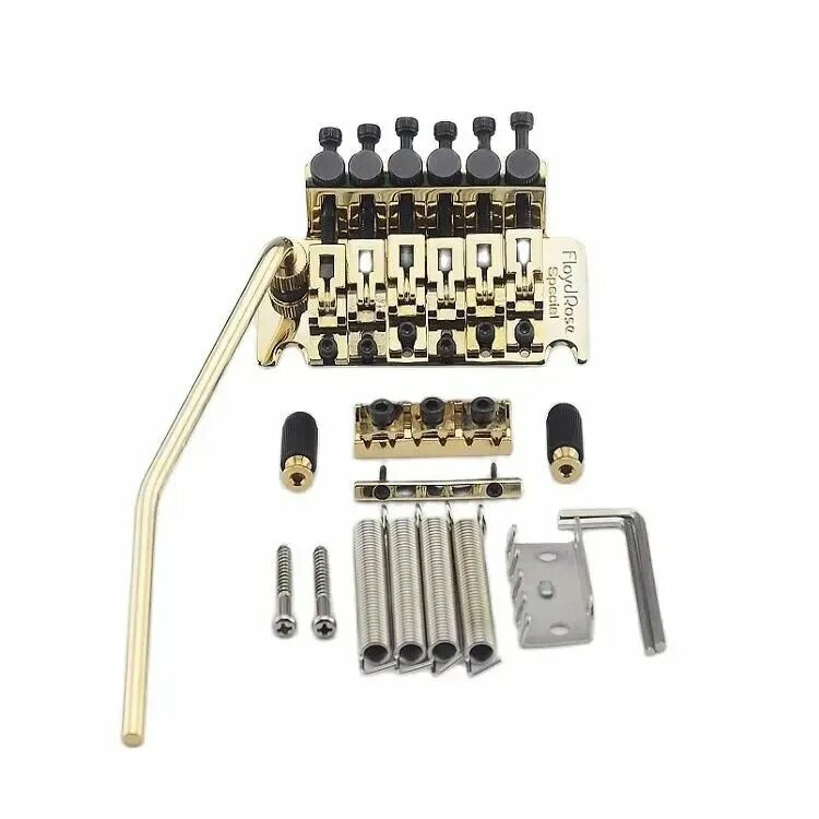 Корейская электрогитара Floyd Rose Специальная тремоло-система, порожек бриджа 42 мм / 43 мм, длина блока 34 мм