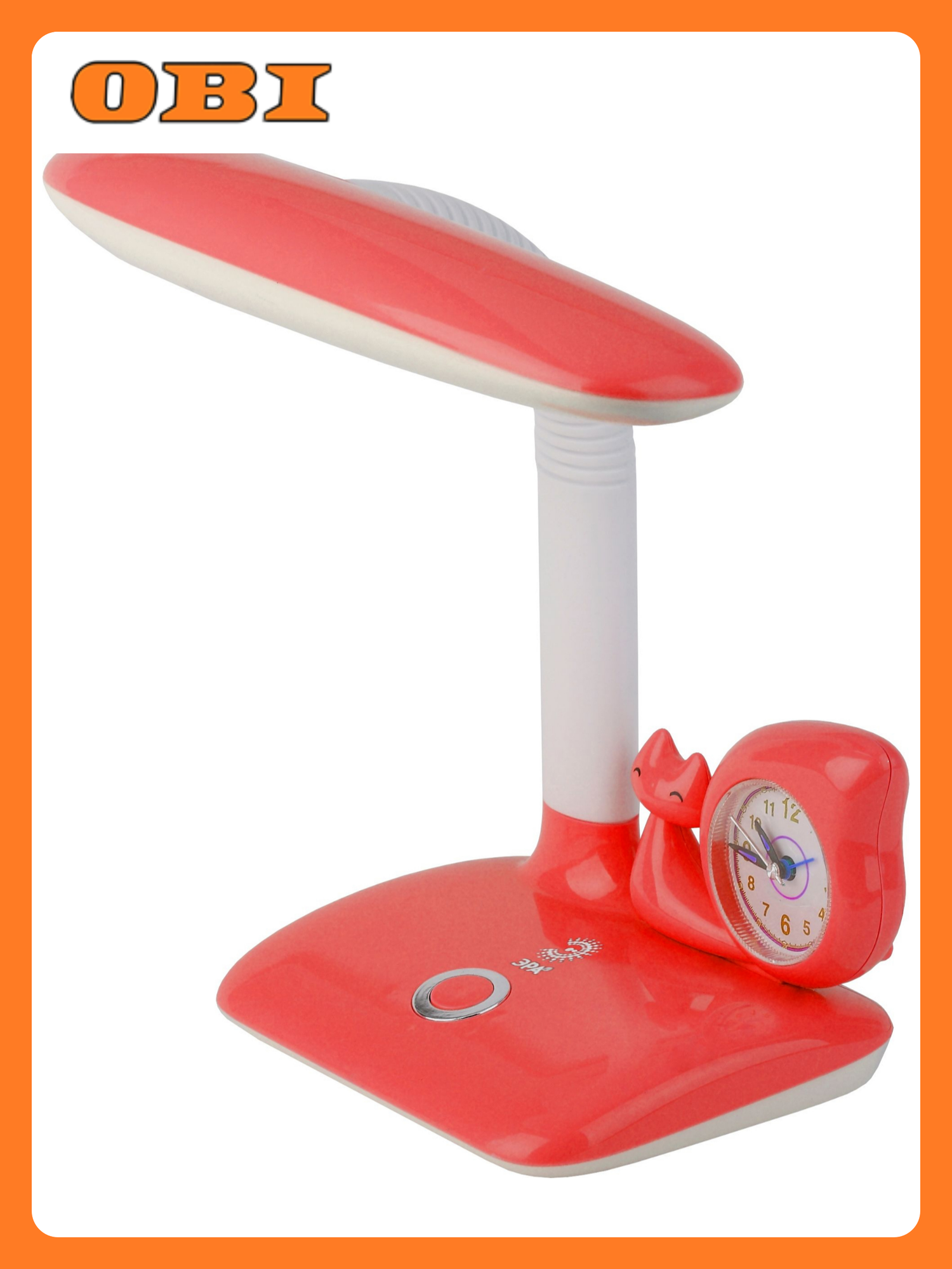 Настольная лампа для рабочего стола ЭРА NLED-437 5 Вт красная