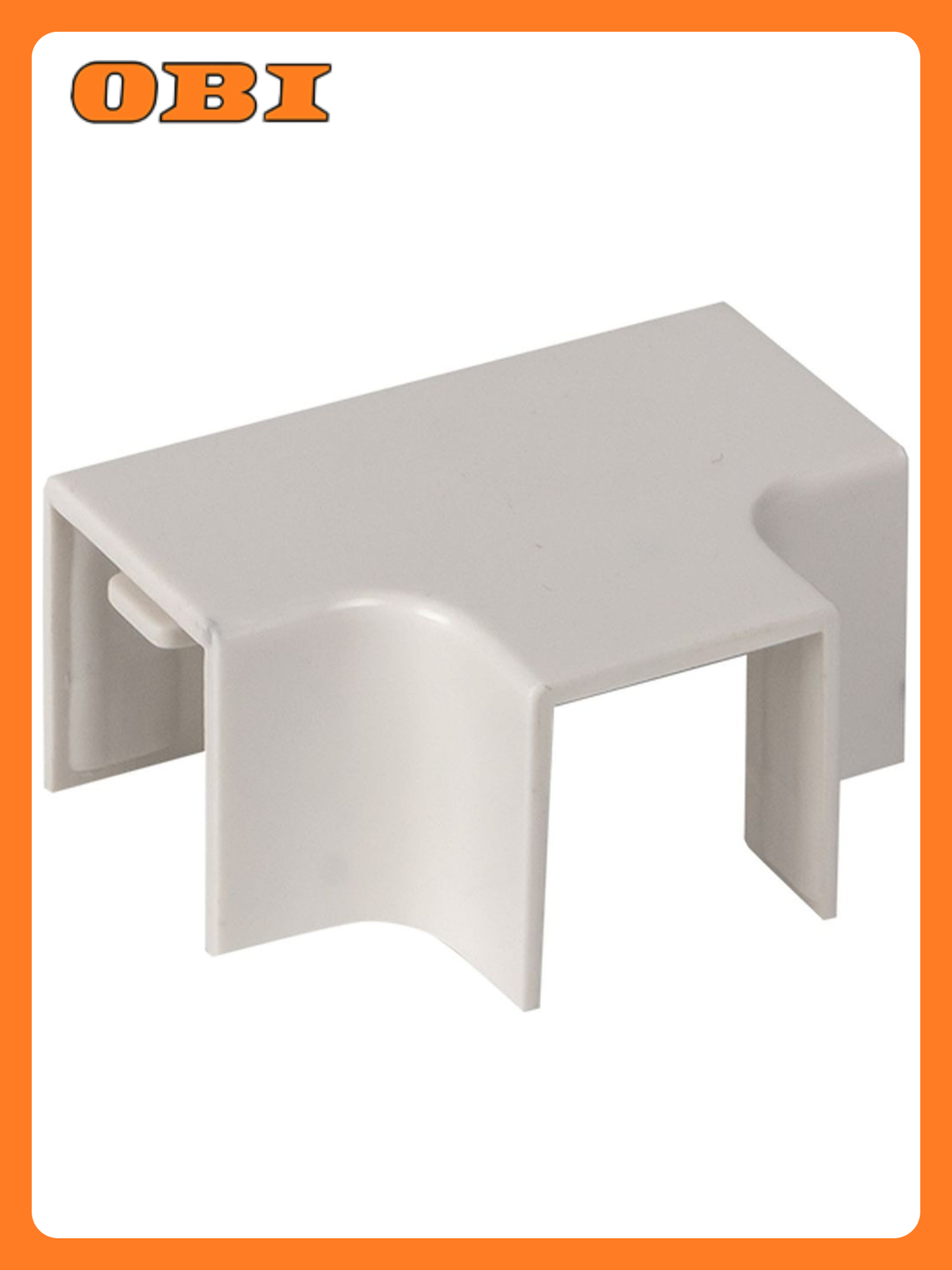 Т-образный разветвитель EKF PROxima, пластик, белый, 16x16 мм