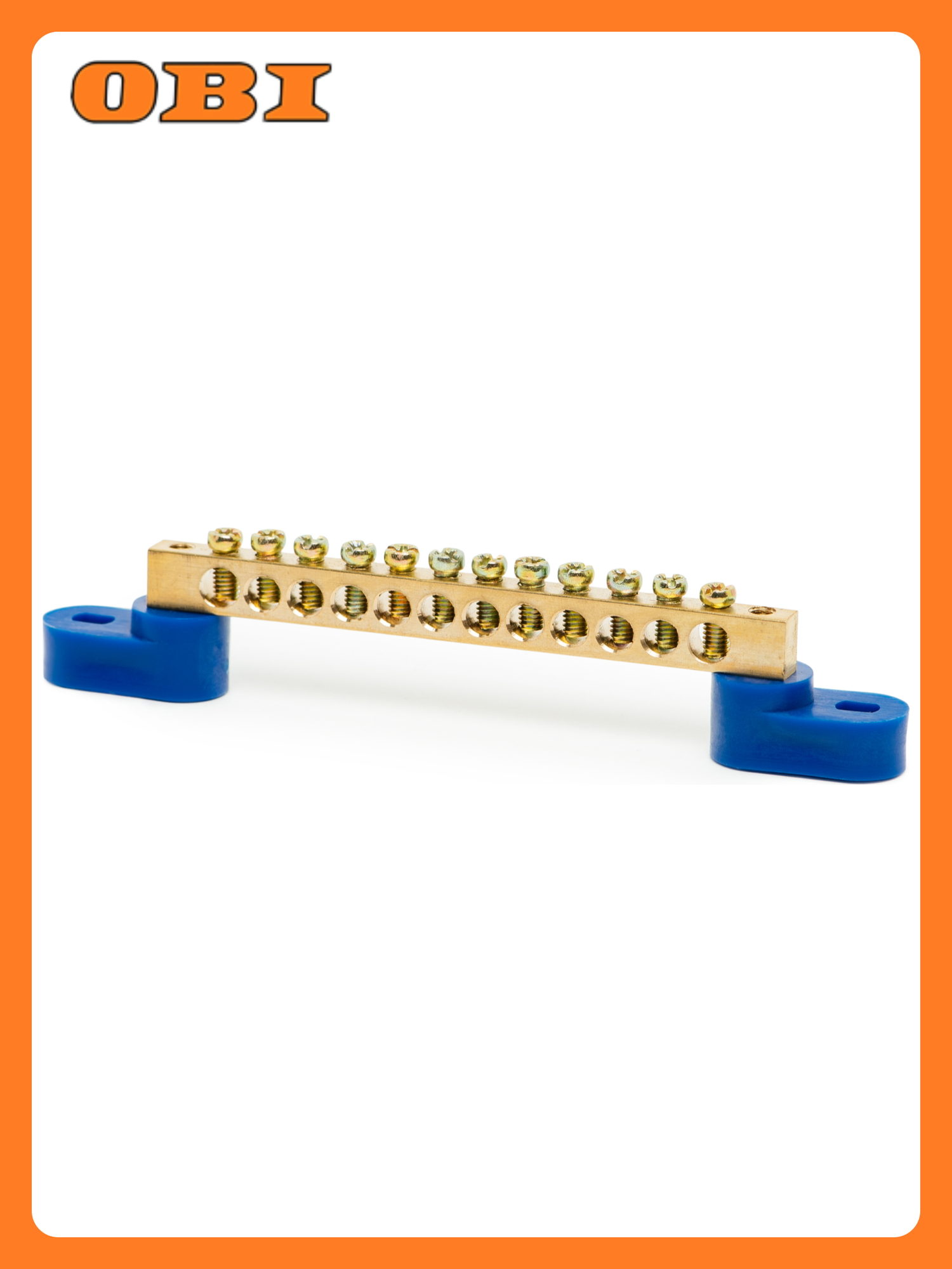 Шина нулевая REXANT на 2-ух угловых изоляторах 12ГР-П 6X9