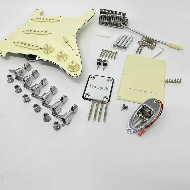 Комплект для электрогитары Warmoth ST: однорычажная тремоло-система, звукосниматели (сборка Корея), 6-опорный бридж