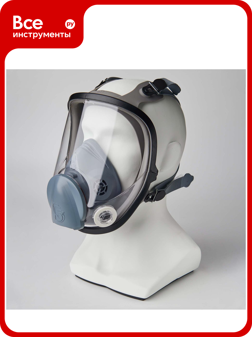 Изолирующая лицевая часть: маска панорамная 6300 Средства индивидуальной защиты органов дыхания бриз 502507001