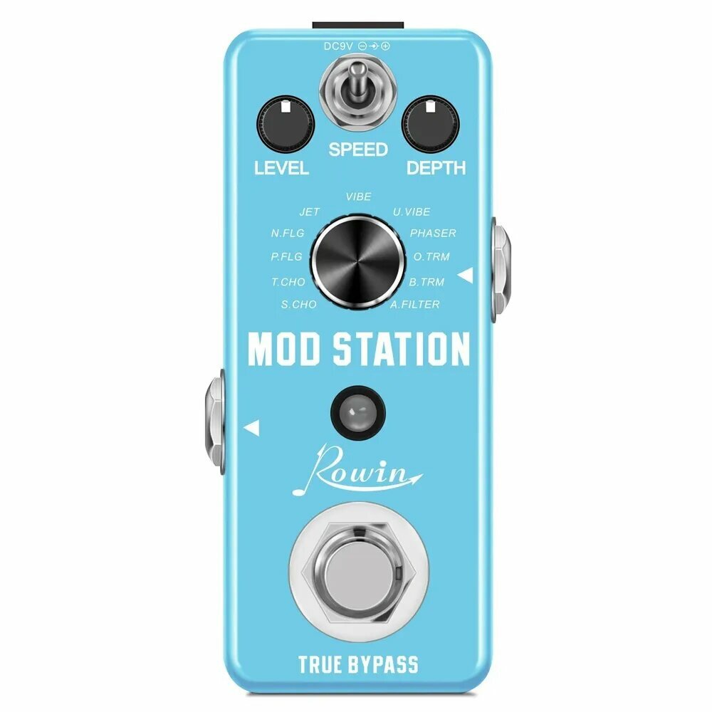 ROWIN LEF-3808 MOD STATION Цифровая гитарная педаль обходной полный металлический чехол