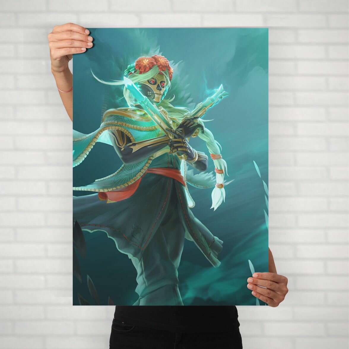 Плакат на стену для интерьера Dota 2 (Muerta) - Постер по игре формата A2 (42х60 см)
