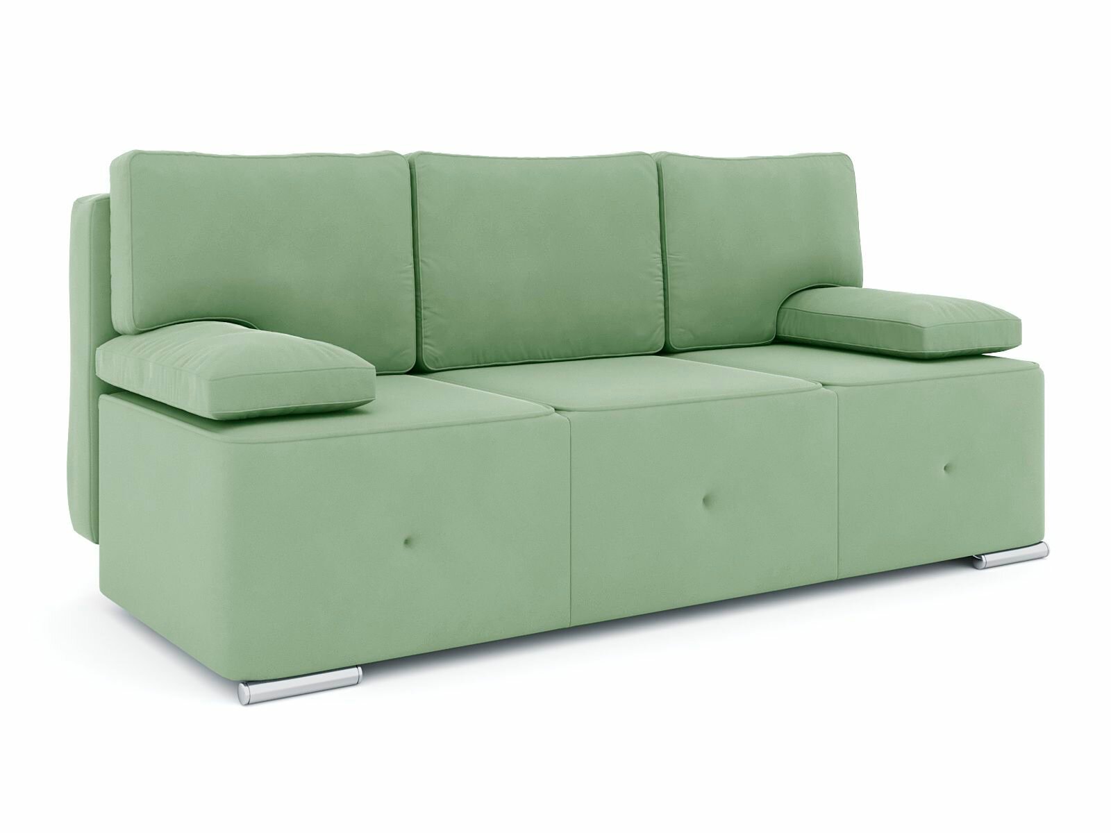 Диван - кровать Хавьер, еврокнижка-трансформер, 195*98*98, велюр Зара Минт 14