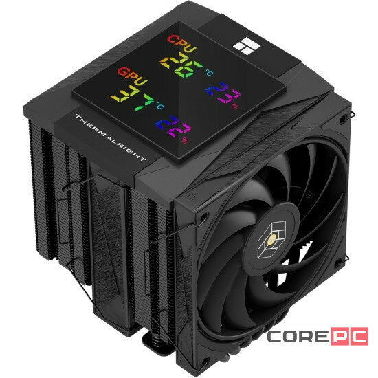 Кулер для охлаждения процессора Thermalright Royal Knight 120 Digital Black (TRRK120DB)