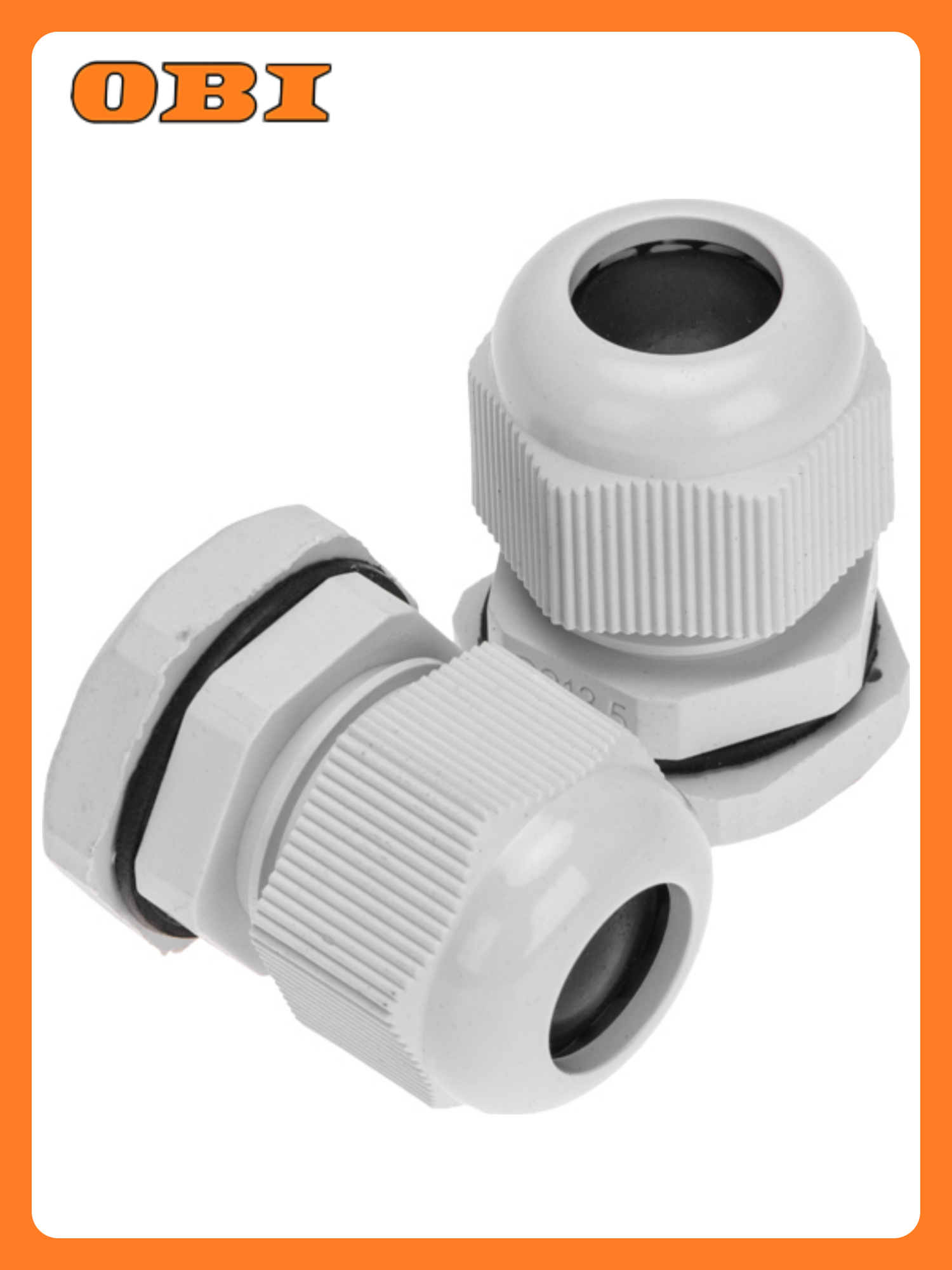 Кабельный ввод PG-13,5 (6-12мм) серый, комплект (2 шт/уп) REXANT