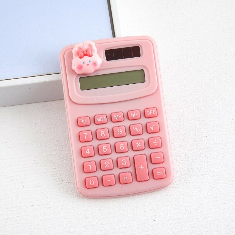 Креативные, милые мультяшные калькуляторы, офисная культура студентов, специализирующаяся на высоком уровне внешности, миниатюрные портативные компьютеры