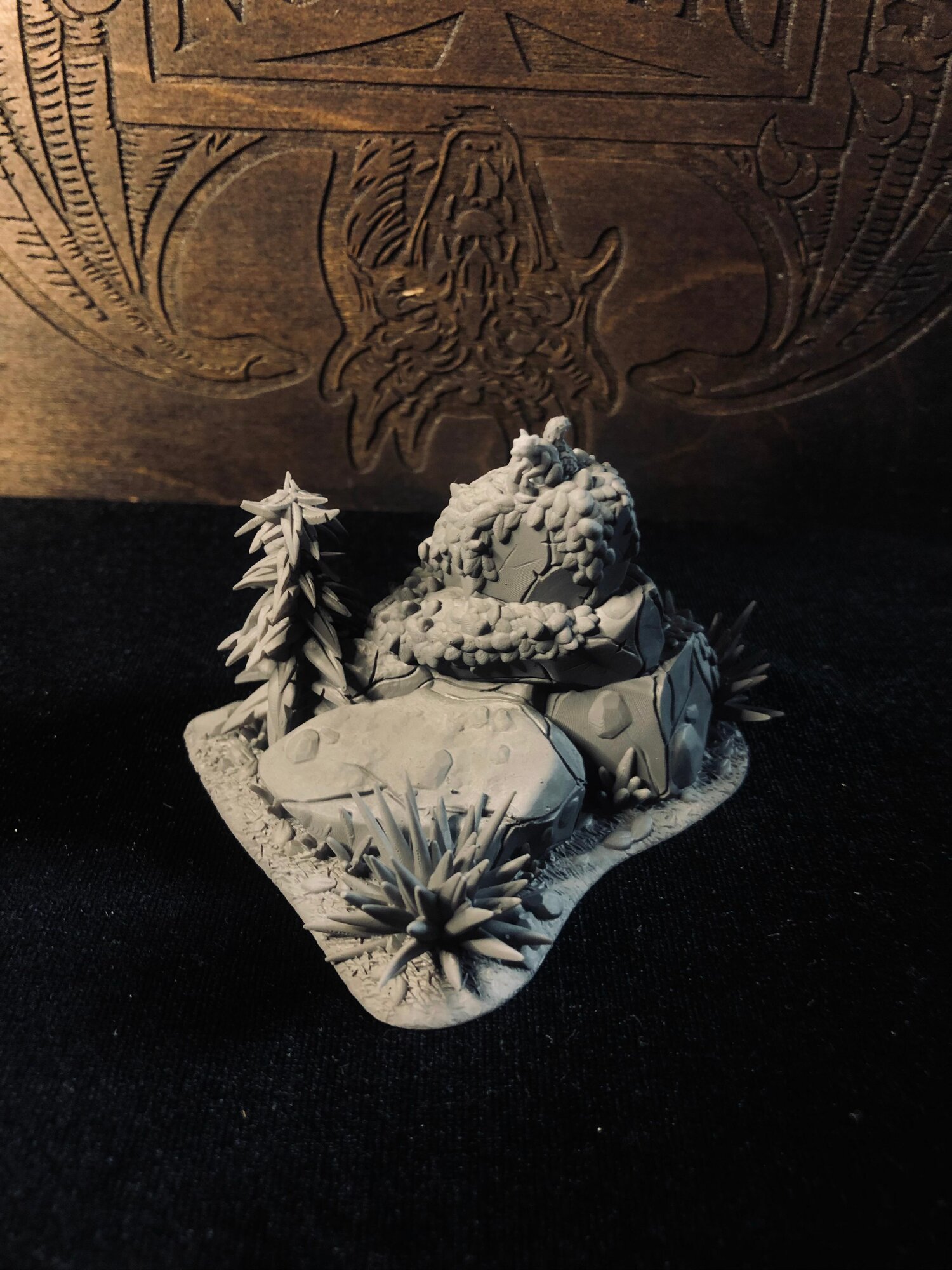 Лесной Террейн 2 - Террейн, Миниатюра для настольных игр DnD, ДнД, Dungeons & Dragons, Pathfinder.