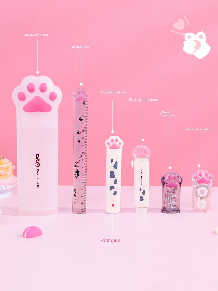 Набор подарочных коробок серии «Запретный город» Yunxuan: пенал с милым мультяшным дизайном в виде кошачьей лапки,