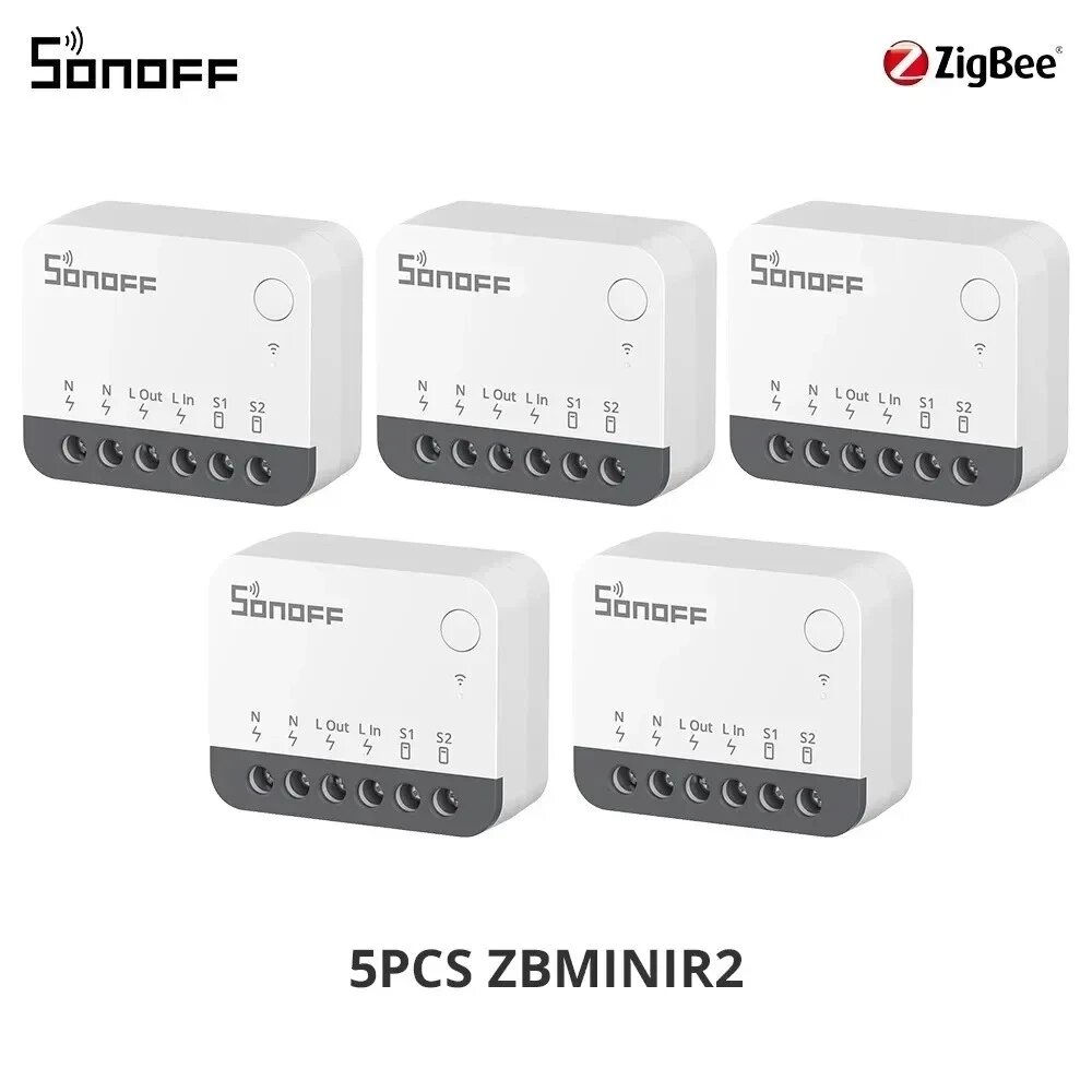 SONOFF ZBMINIR2 Extreme Zigbee Умный выключатель 5PCS ZBMINIR2