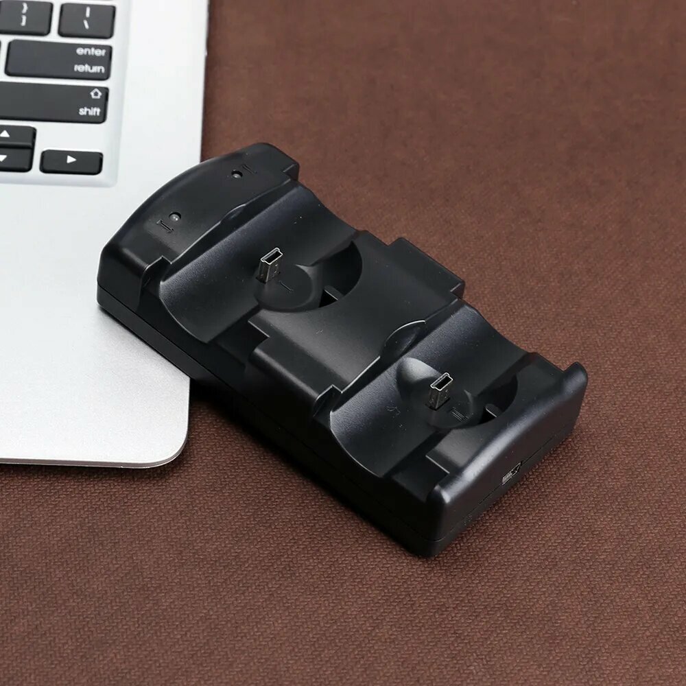 Зарядное устройство для двух контроллеров PS3, компактное и лёгкое