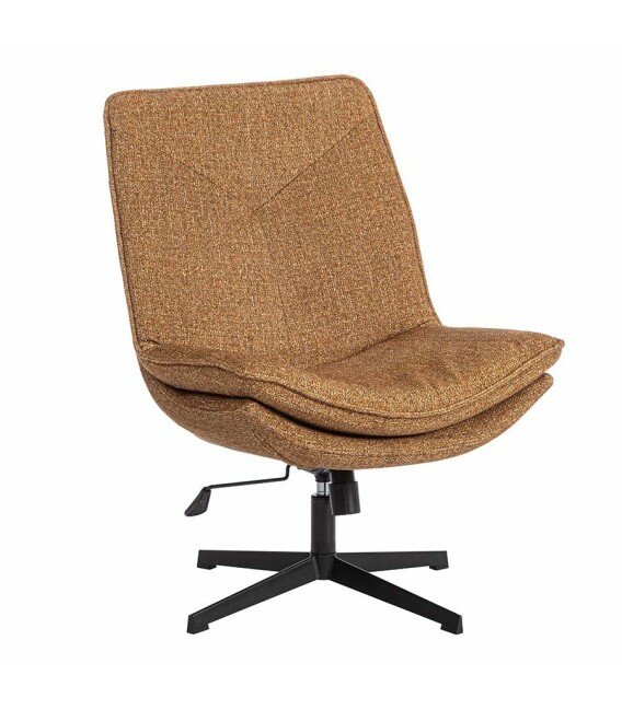 Кресло лаунж Cosmo, велюр/букле, VT shape amber