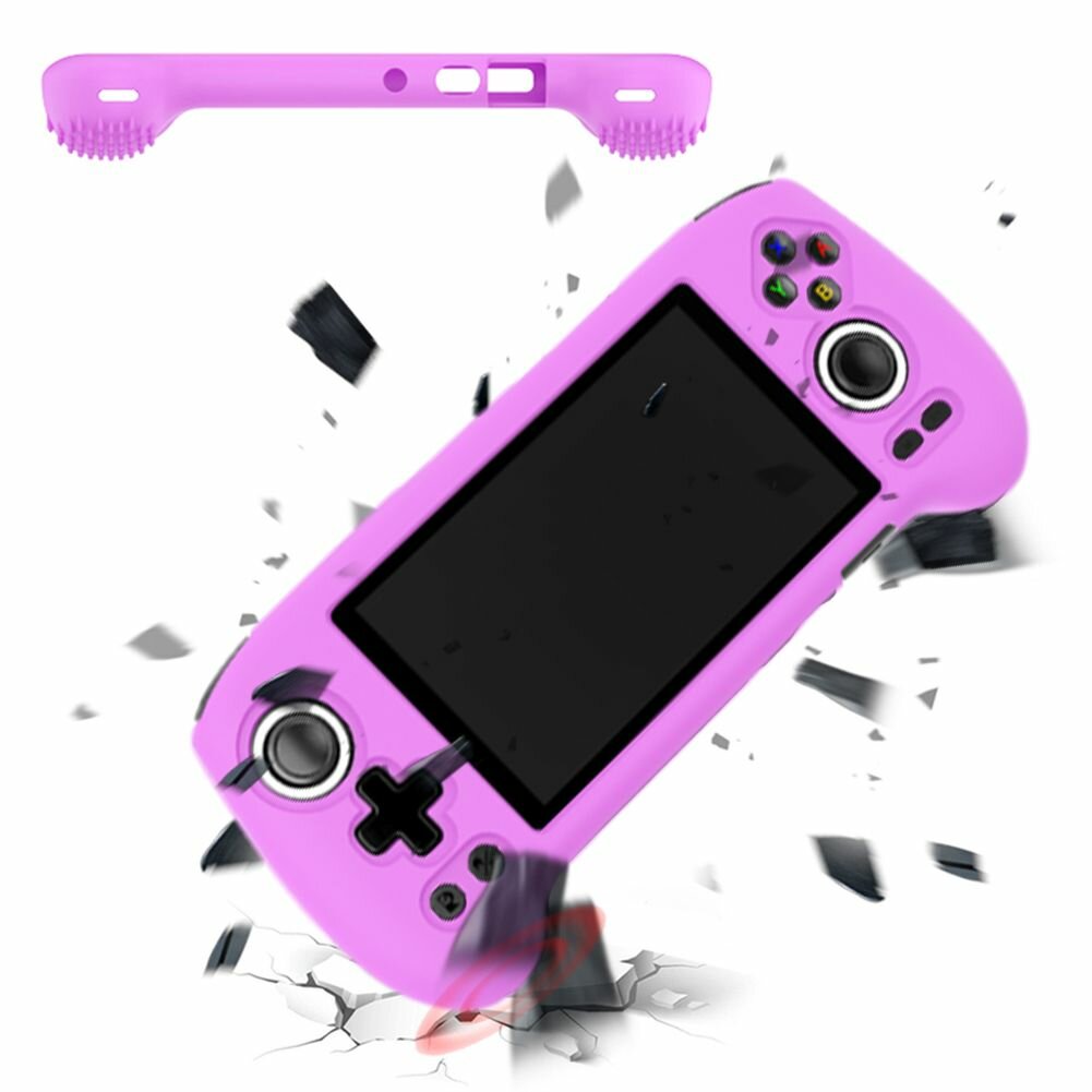 Силиконовый чехол для игровой консоли ANBERNIC RG556, полное 360-градусное покрытие, противоударный, с антискользящими выпуклыми точками