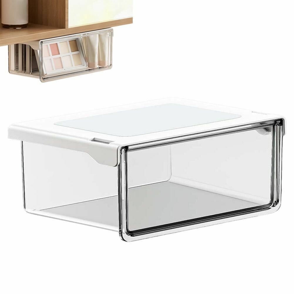 Выдвижной ящик для хранения под зеркальным шкафом в ванной комнате, косметический ящик для хранения